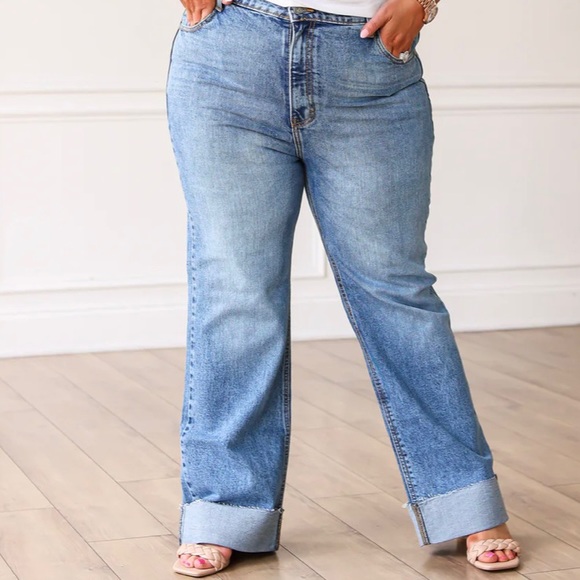 Grace & Emma | Jeans | Grace Emma Beth Mid Rise Straight Leg New Jeans ...